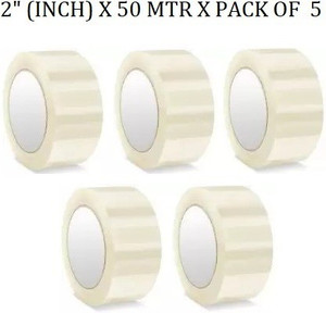 Flipkart.com | Winqueen 2 inch X 48 mm X 50 Mtr Pack Of 5 Packing ...