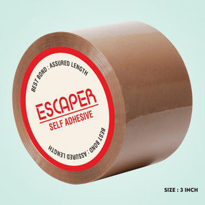 Flipkart.com | ESCAPER Premium Brown Tape for Packing (Pack of 1 Qty ...