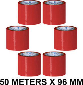 Flipkart.com | VCR Red Color Tape 50 Meters in Length - 72mm / 3" Width ...