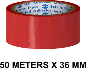Flipkart.com | VCR Red Color Tape - 50 Meters in Length - 36mm / 1.5 ...