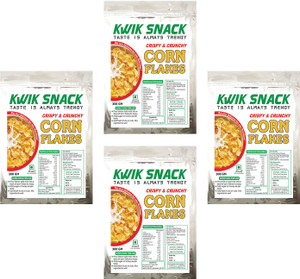 kwik snack by KWIK SNACK COMBO PACK OF 4 Crispy & Crunchy Corn Flakes ...