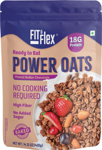 FIT & Flex Power Oats Ready To Eat Baked Oats, Peanut Butter Chocolate ...
