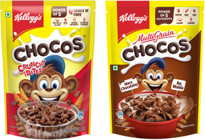 Kellogg's by KELLOGGS Chocos & Chocos Crunchy Bites, Multigrain ...