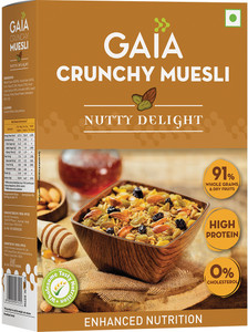 GAIA Crunchy Muesli Nutty Delight Vacuum Pack Price in India - Buy GAIA ...