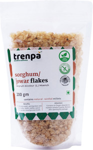 Trenpa Sorghum/Jowar Poha Flakes | 200 gms (x2) | Diabetic Friendly ...