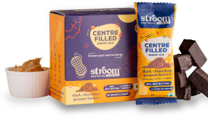 STROOM Asia's First Centre Filled Protein Bars, Dark Chocolate Peanut ...