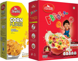 shanti's Frootooz Loops & Corn Flakes Cereal Ready to Eat Children ...