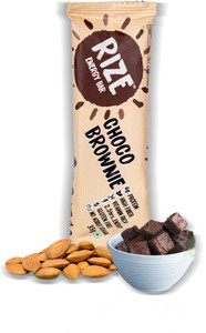 Rize Choco Brownie Bar, 6g Protein bar with No Sugar, Caffeine and ...