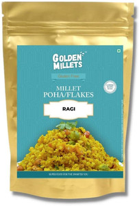 GOLDEN MILLETS Ragi- Finger Millet Flakes 500g | 100% Natural Pouch ...