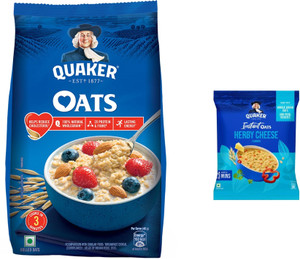 Quaker Oats 1000g and Instant Oats Herby Cheese (32G) Pouch 1000G +32G ...