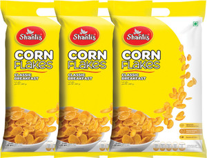 shanti's Corn Flakes Breakfast Cereals Crunchy and Tasty Instant Food ...