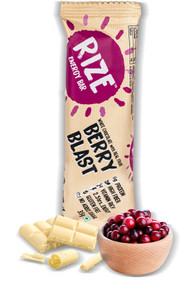 Rize by Rize Bar Berry Blast Energy Bar, 6g Protein bar with No Sugar ...