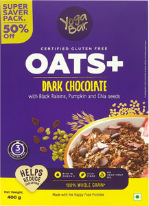 Yogabar Oats Dark Chocolate Box Price in India - Buy Yogabar Oats Dark ...