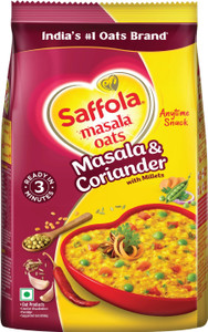 Saffola Masala Oats |Masala Coriander|Anytime Snack |Ready in 3 mins ...