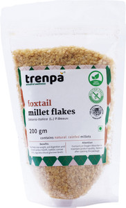 Trenpa Foxtail Millet Poha Flakes | 200 gms (x2) | Diabetic-Friendly ...