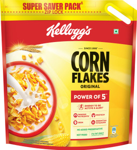 Kellogg's Corn Flakes Original, Power of Energy, Protein, Iron, Calcium ...