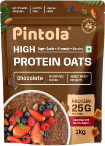 JYM High Protein Oats Dark Chocolate Flavor/100% 1 kg Pouch Price in ...