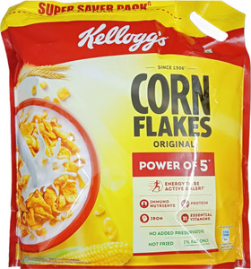 Kellogg's Corn Flakes Original, Power of Energy, Protein, Iron, Calcium ...