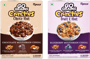 Manna Go Grains Crunchies Kids Breakfast Cereal|Museli|Chocos|Choconut ...