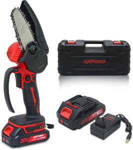OXFORD 20V Cordless Chainsaw - Powerful Cutting - Compact Design - Dual ...