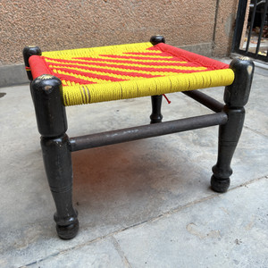 Santarms Rajasthani Wooden Machiya Piddha Mudda Khatli Chair Stool ...