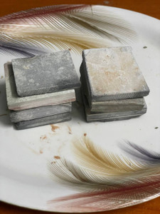 Brighty 900gms black mini slates stone chalk made from natural shale ...