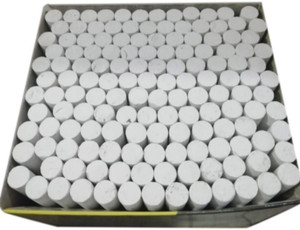 PENPAL Dustless White Chalks Pack of 1 {100 pcs} Pool Solid chalk Price ...