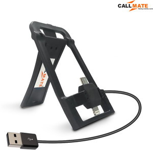 Callmate 2 IN 1 Charging Cable (Lightning , Micro) With Mobile Holder ...