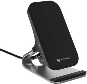 Portronics Freedom 15 Plus 15W Desktop Wireless Charger + Mobile Stand ...