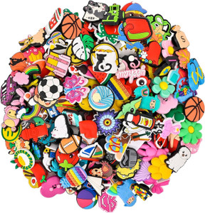 Questsole Shoe Charms (Pack Of 12) Different Characters Rubber Shoe ...