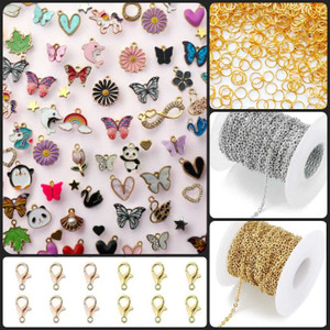ELCETRATD JEWELLERY [14] shimmering beautiful any random 14 charms ...