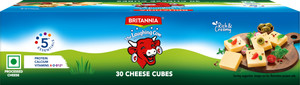 Britannia The Laughing Cow Salted Processed cheese Cubes Price in India ...