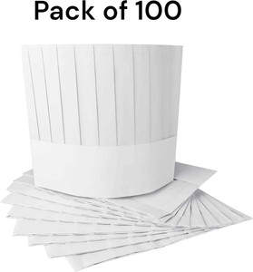 tandon traders Disposable chef Chef Hat Price in India - Buy tandon ...