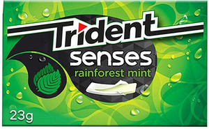 Mondelez International TRIDENT SENSES RAINFOREST MINT SUGAR FREE 23 g ...