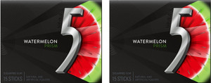 Wrigleys 5Gum Sugarfree Watermelon Prism Chewing Gum Price in India ...