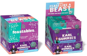 Mr Beast Feastable Karl Gummies Sour Blue Raspberry Flavor Enjoy the ...