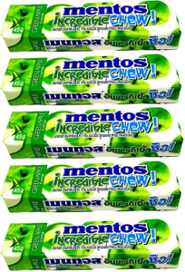 Mentos Incredible Chew Green Apple Chewing Gum Price in India - Buy ...