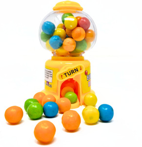CANDIEXOTICS Mini Gumball Machine for Kids Chewy Bubblegum Fun ...