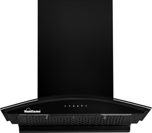 Sunflame Lamia 60 FL HAC Auto Clean Wall Mounted Black 1200 CMH Chimney ...