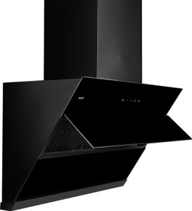 Kaff KES60B Slant Hydraulic Glass Chimney 60CM Auto Clean Gesture ...