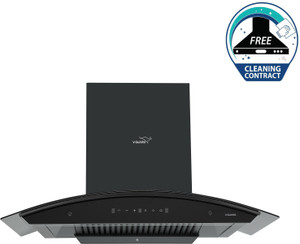 V-Guard X20 Auto Clean Wall Mounted Matte Black 1500 CMH Chimney Price ...