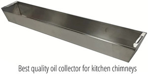 KIRMANI All In One Oil Collector Tray For Chimney(Only Oil Collector ...