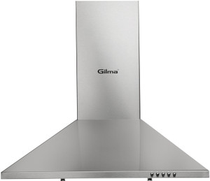 Gilma Eva 60 SS Wall Mounted Glossy Silver 700 CMH Chimney Price in ...