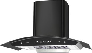 Preethi KH310 Auto Clean Wall Mounted Black 1200 CMH Chimney Price in ...