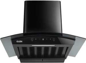 Glen 6058 Digital Display Curved Glass Filterless Auto Clean Wall ...