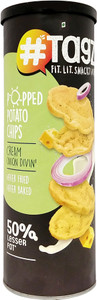 tagz Popped Potato Cream Onion Divin Chips Price in India - Buy tagz ...