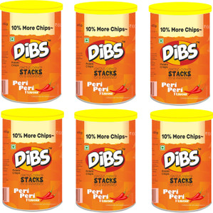 DIBS Potato Crisps On the Go Adventure Peri Peri Chips (Pack of 6 ...