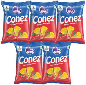 STAR 555 Conez Tangy Tomato 75 GM - Pack of 5 Chips Price in India ...