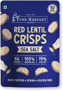 PINK HARVEST FARMS Red Lentil Crisps -Light. Versatile! No Rice, Potato ...