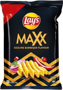 Lay's Maxx Potato, Sizzling Barbeque, Crunch Crispy Snacks Chips Price ...